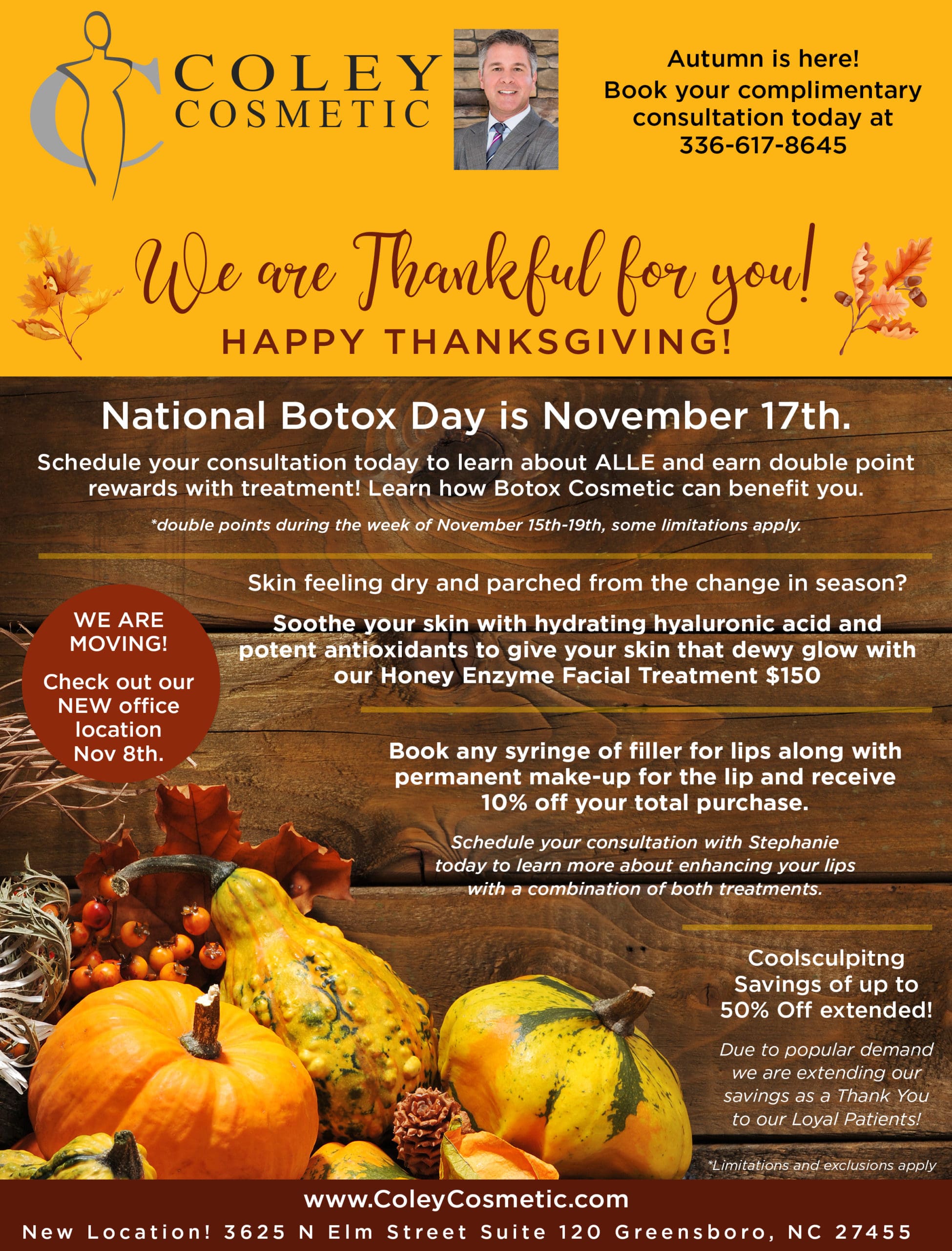 Botox Day Nov 2021 - Coley Cosmetic & Hand Surgery - Greensboro, NC